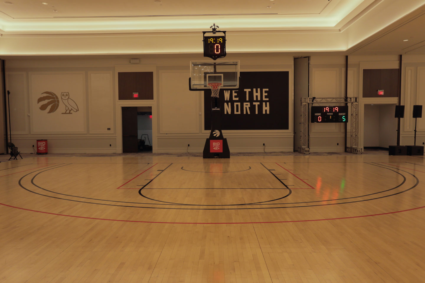 Toronto Raptors Temporary Practice Facility - BaAM Productions